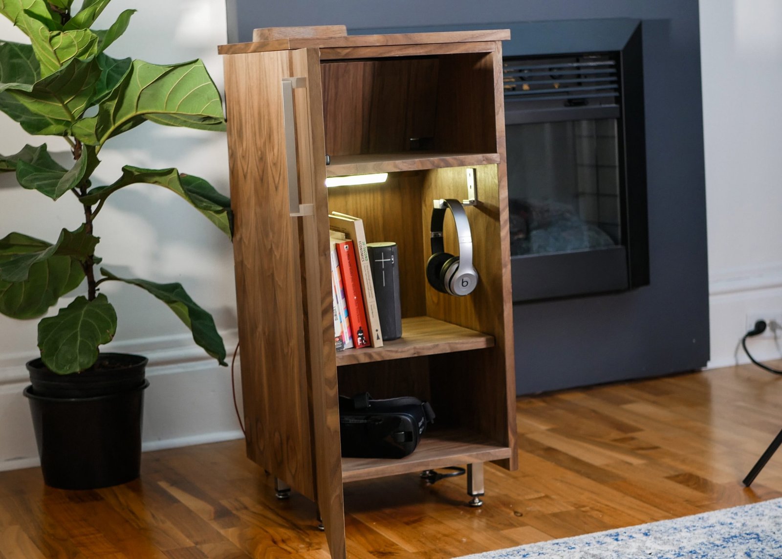 Smart Bedside Cabinet - Zac Builds
