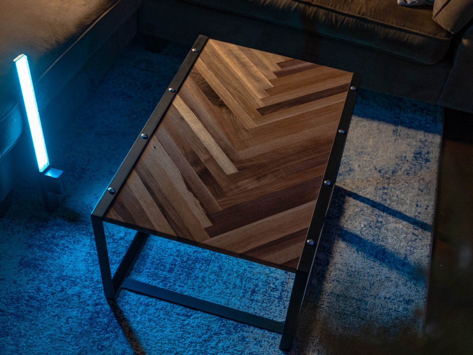 Herringbone Coffee Table - Zac Builds